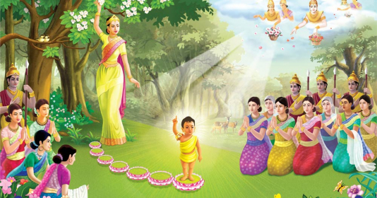 Queen Maya and her special vow to all Buddhas